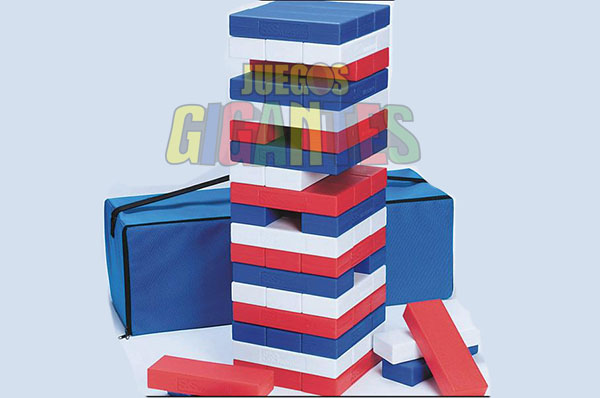 TORRE GIGANTE DE PLASTICO (JENGA GIGANTE) – Juegos Gigantes