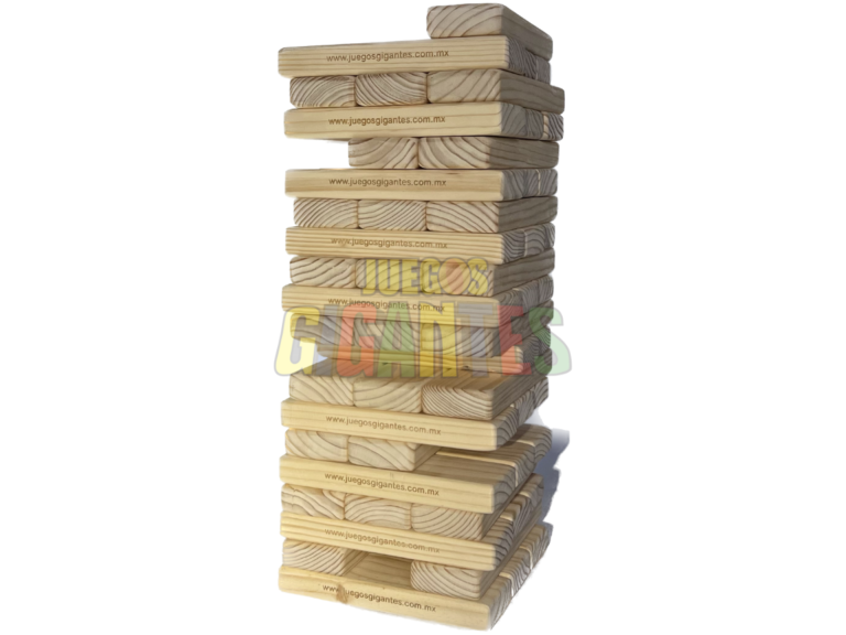 JENGA MADERA 54 PIEZAS – Juegos Gigantes